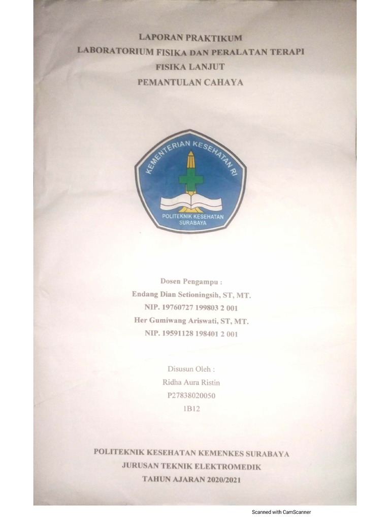 Contoh Format Lapres Fisika | PDF