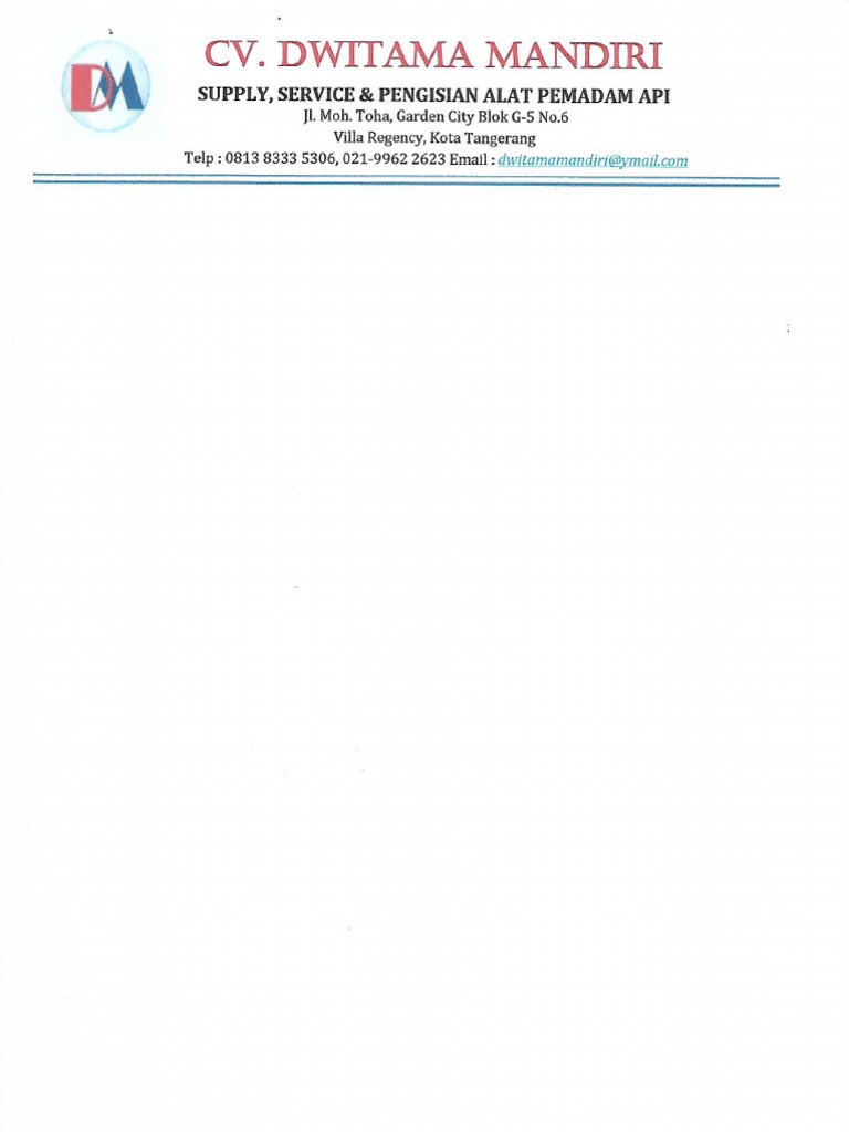 Kop Surat Dwitama PDF | PDF