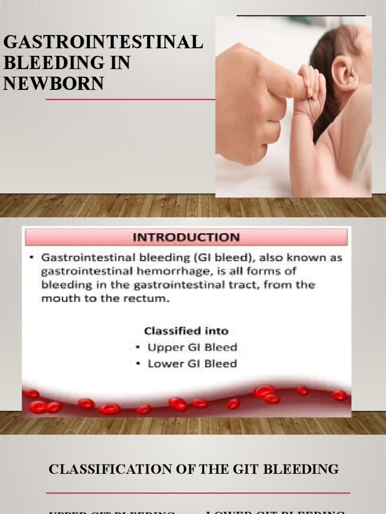 Gastrointestinal Bleeding in Newborn | PDF | Causes Of Death | Medical ...