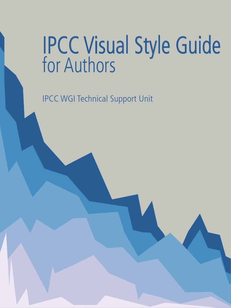 IPCC Visual Style Guide PDF | PDF | Graphic Design