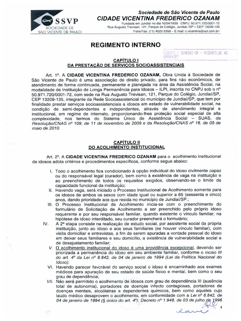 Regimento Interno | PDF
