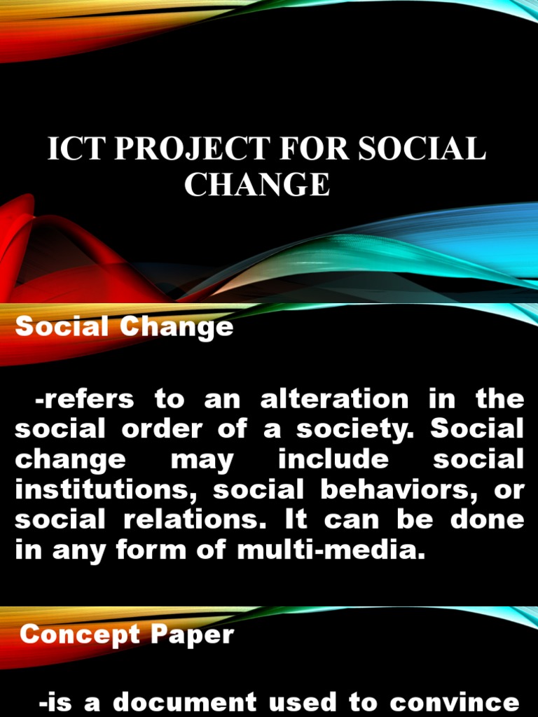 Ict Project For Social Change | PDF | Social Media | Popular Culture ...