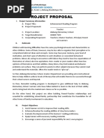 READING INTERVENTION PROJECT-Proposal and IMPLEMENTATION PLAN | PDF | Reading Comprehension ...