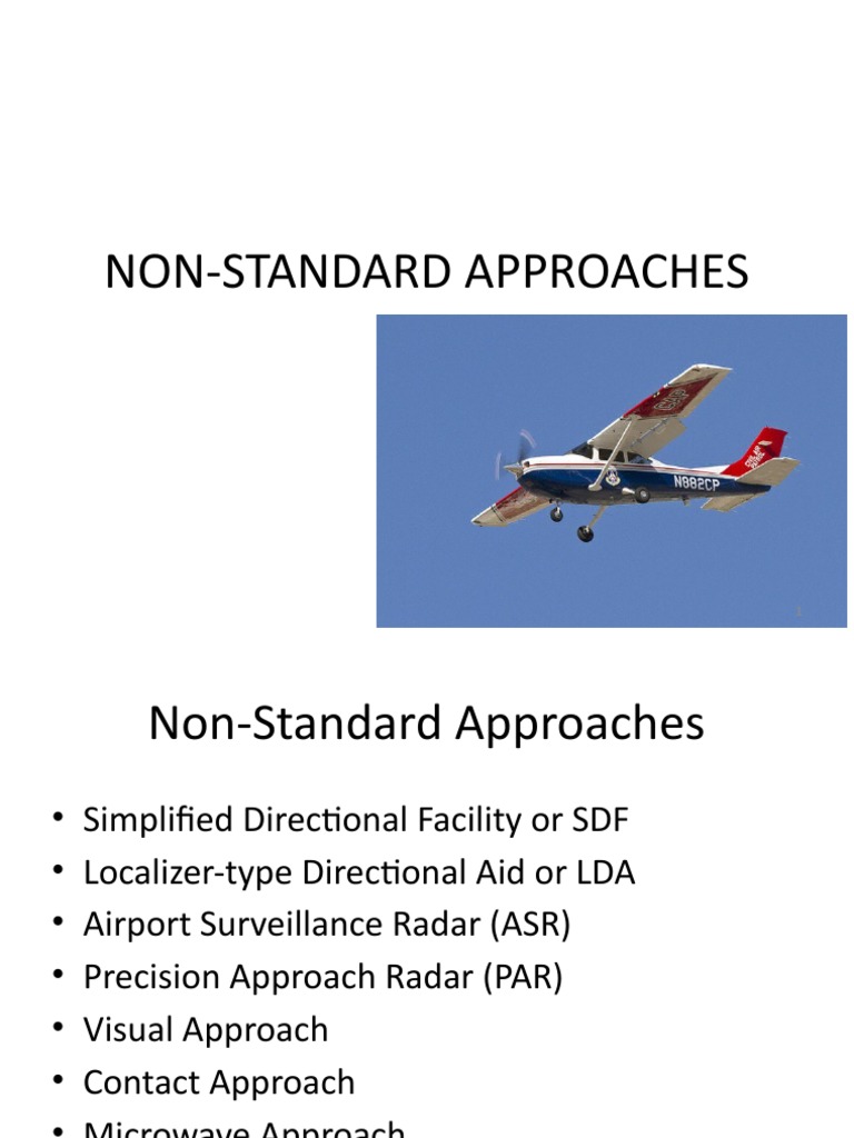 Non-Standard Approach Types in Aviation | PDF | Instrument Flight Rules ...