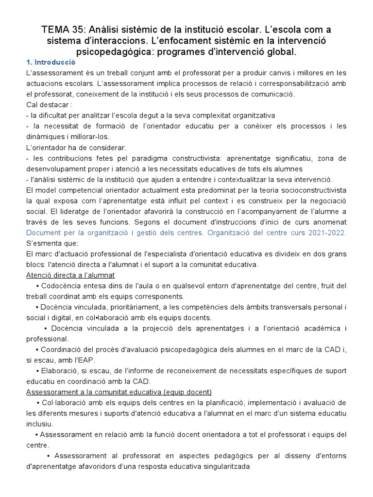 Tema 35 Companyes | PDF