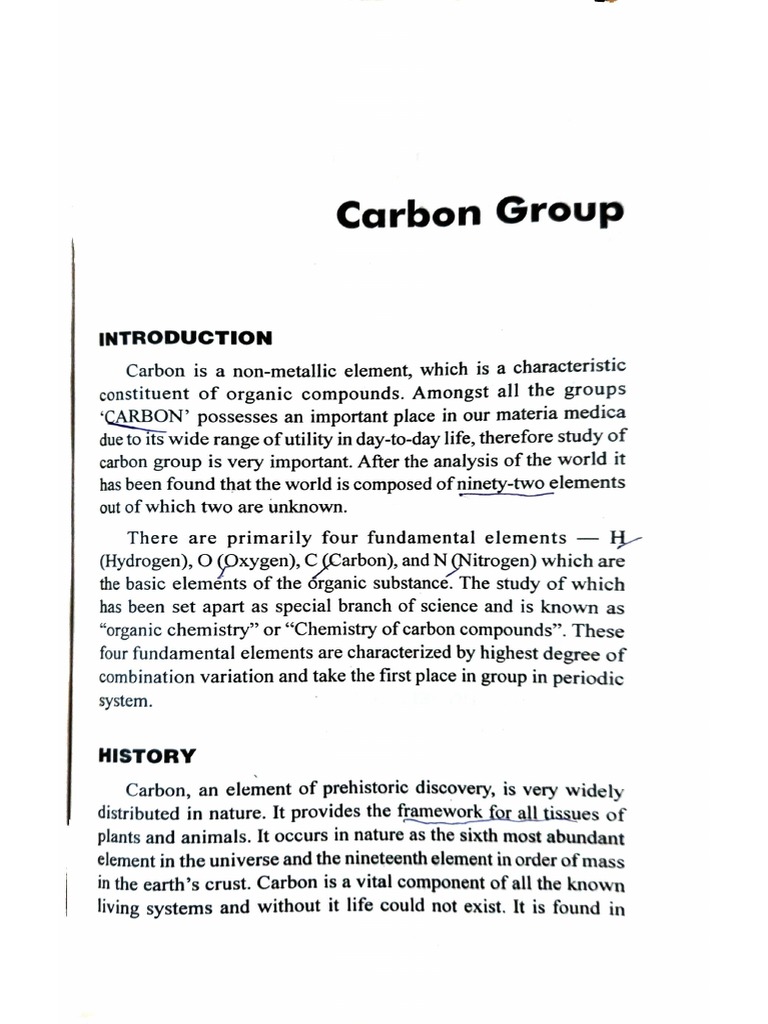 Carbon Group PDF | PDF