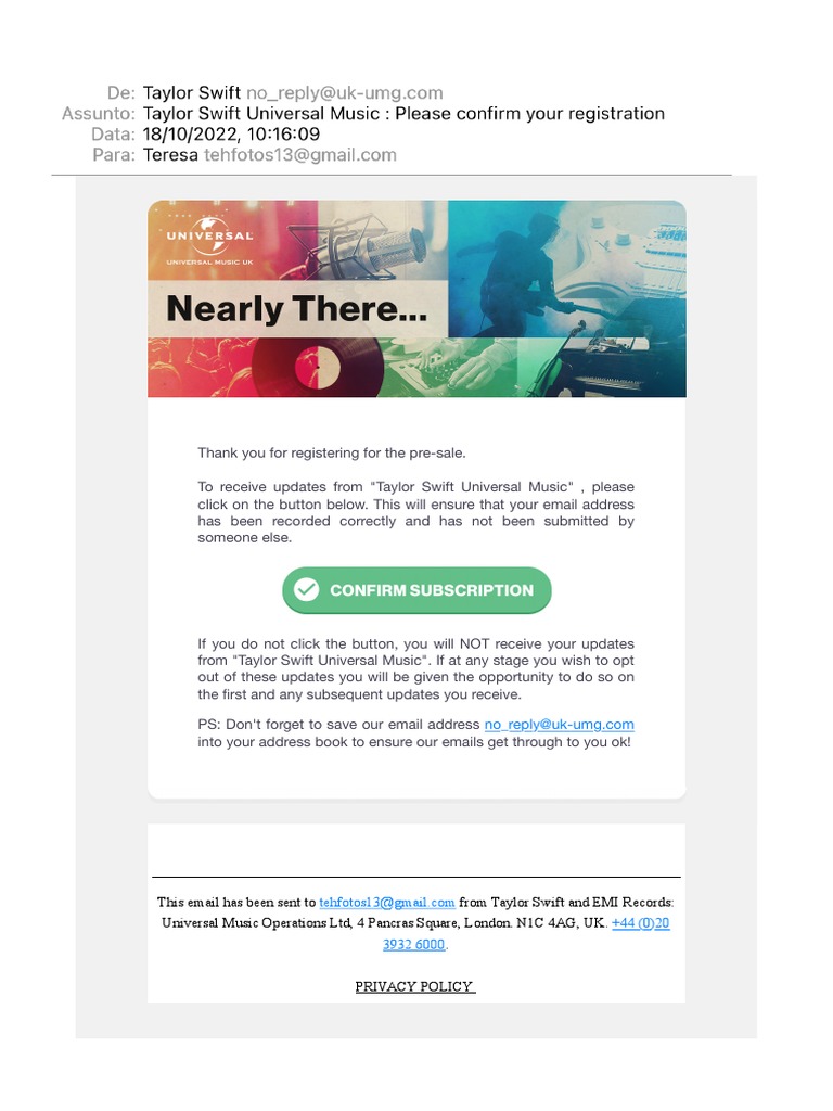 Taylor Swift Universal Music | PDF | Social Science