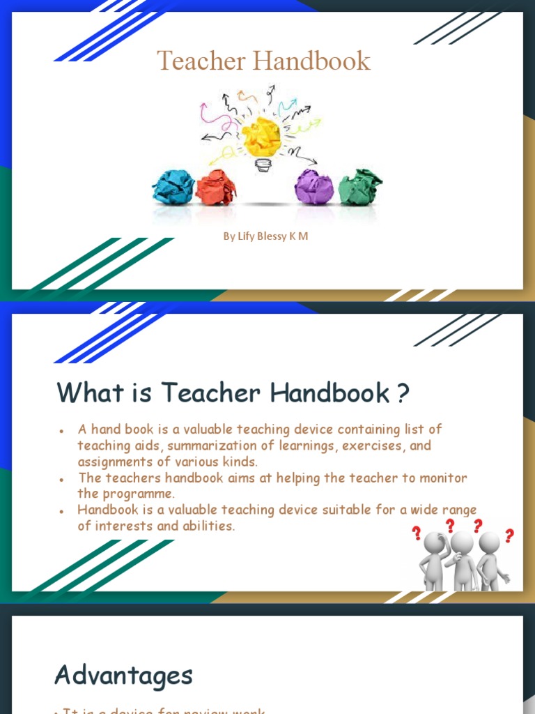 Teacher Handbook | PDF