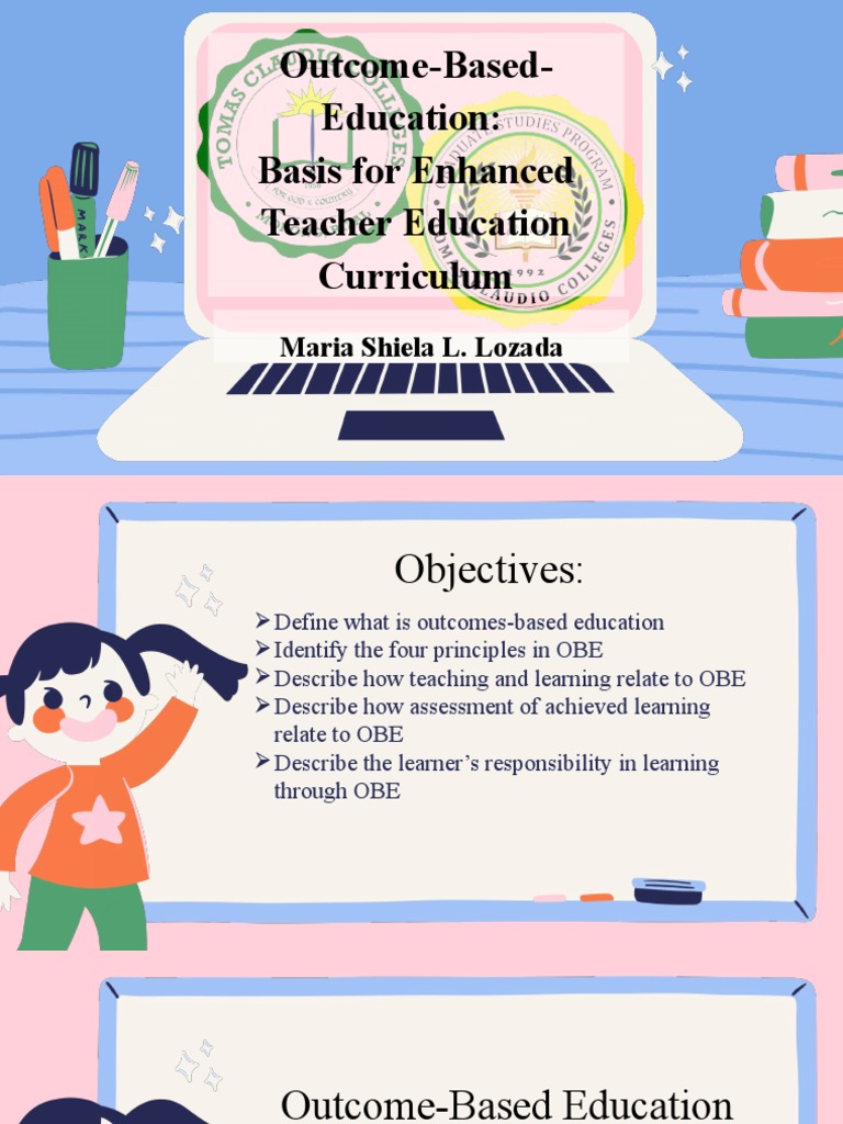 Outcome-Based-Education: Basis For Enhanced Teacher Education ...