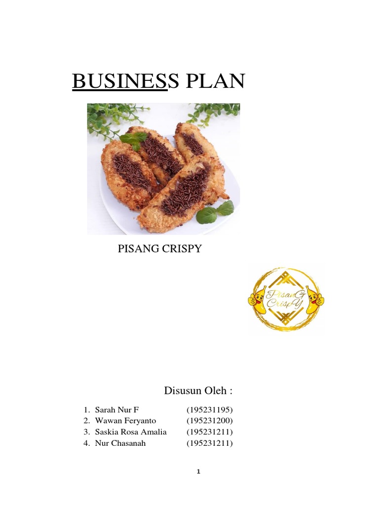 Rencana Bisnis Pisang Crispy Inovatif | PDF