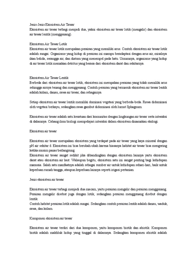 Jenis-Jenis Eko | PDF