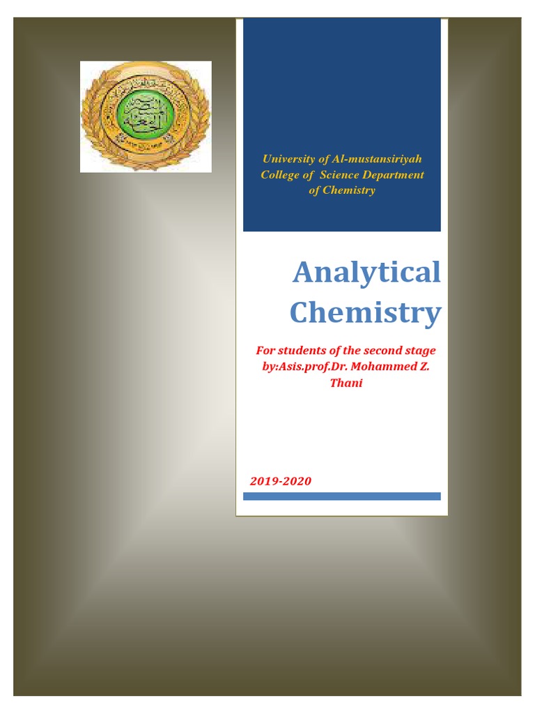 Gravimetric Analysis in Analytical Chemistry | PDF | Precipitation ...