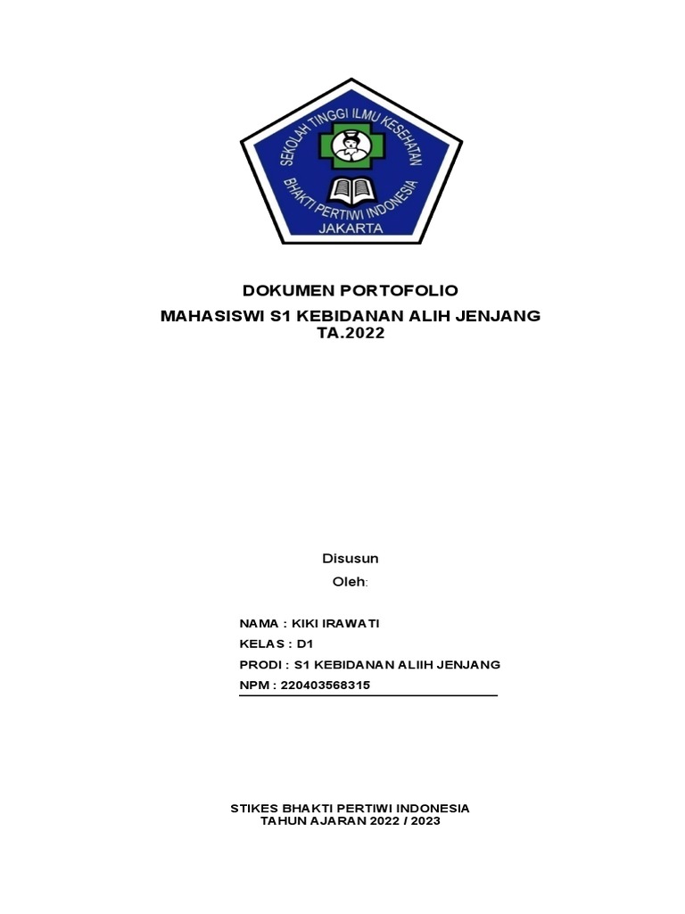 Contoh Portofolio 1 | PDF