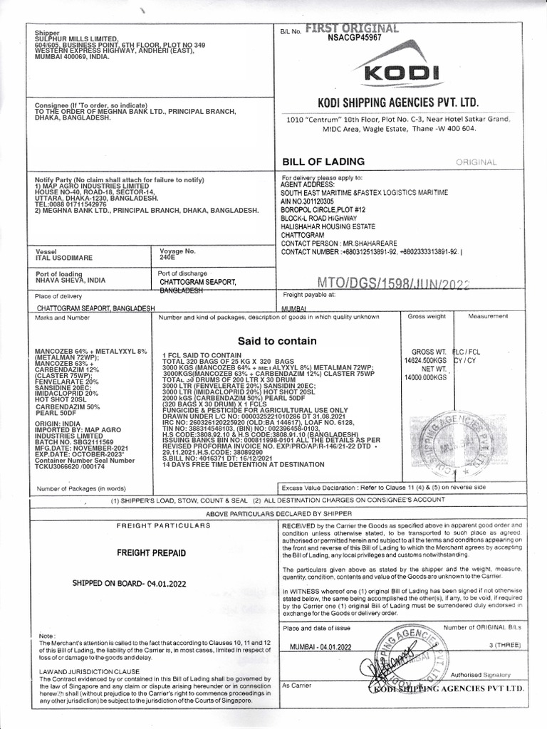 BOL Metalman, Claster, Sansidin, Hotshot - 2 - 2 PDF | PDF | Bill Of ...