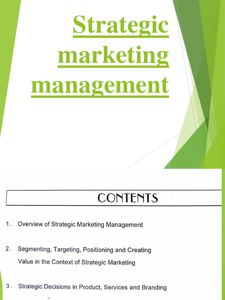 Strategic Marketing & Business Models | PDF | Marketing | Strategic ...