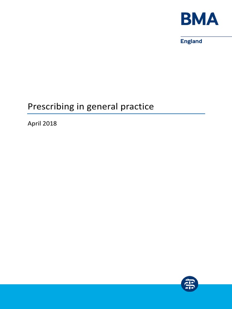 Bma Prescribing in General Practice April 2018 | PDF | Medical ...