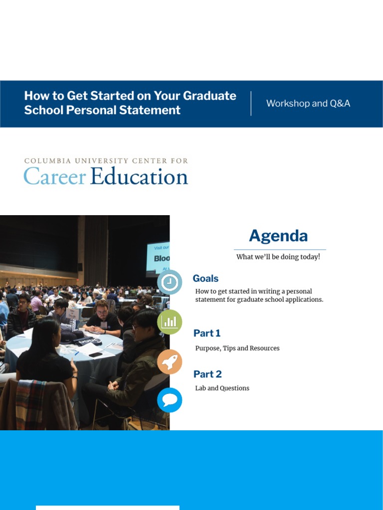 CCE Personal Statement Workshop Spring 2021 | PDF | Essays | Doctor Of Philosophy