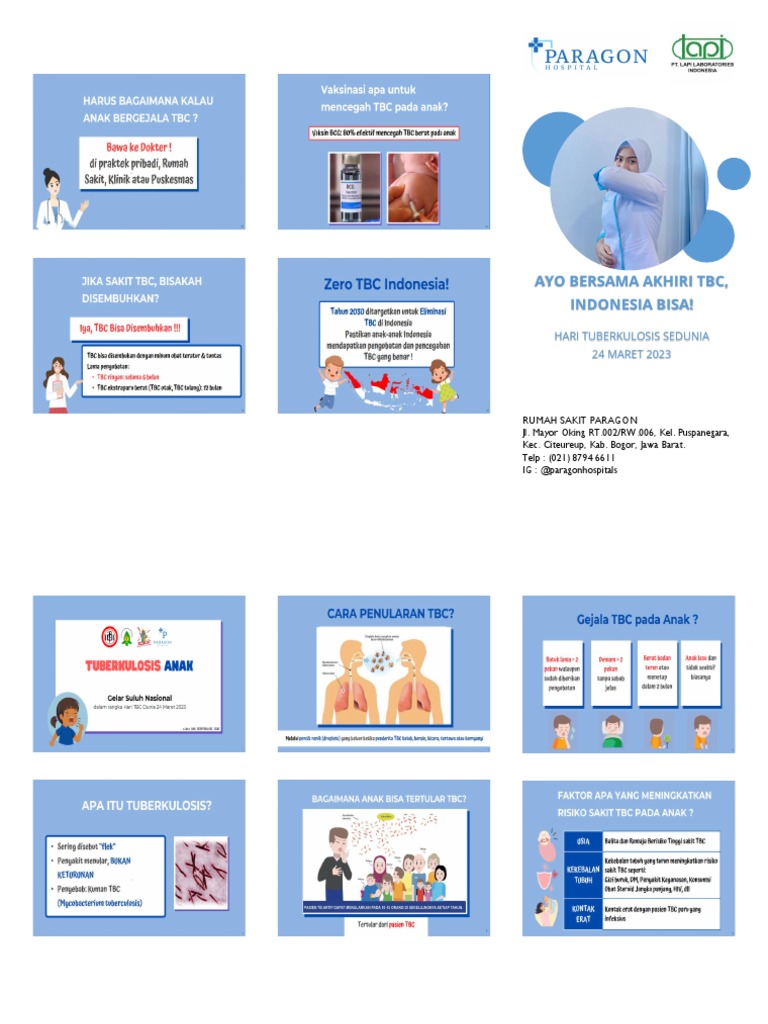 Brosur TBC RS Paragon, Lapi | PDF