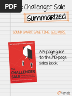 The Challenger Sale Insights and Strategies | PDF | Sales | Mindset