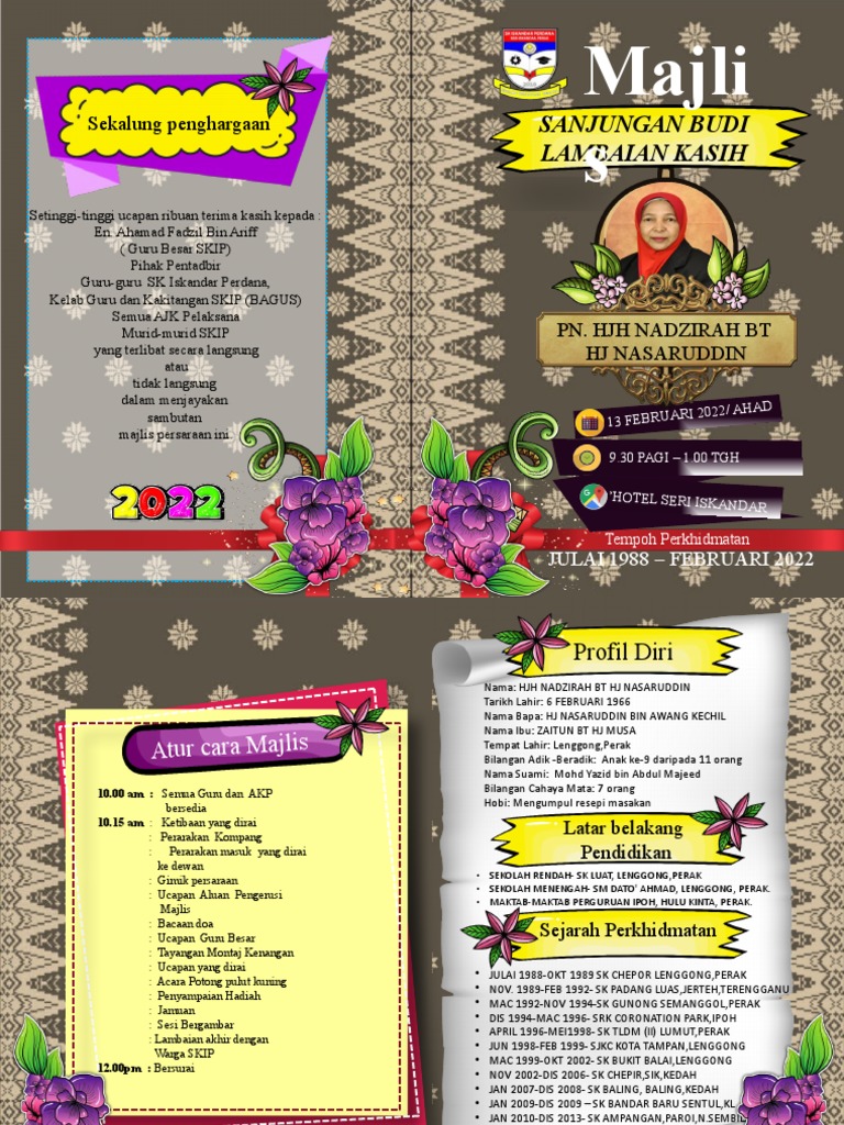 Buku Program Persaraan Kak Nad | PDF
