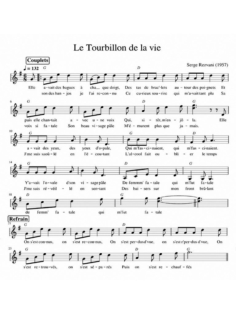 Le Tourbillon de La Vie | PDF