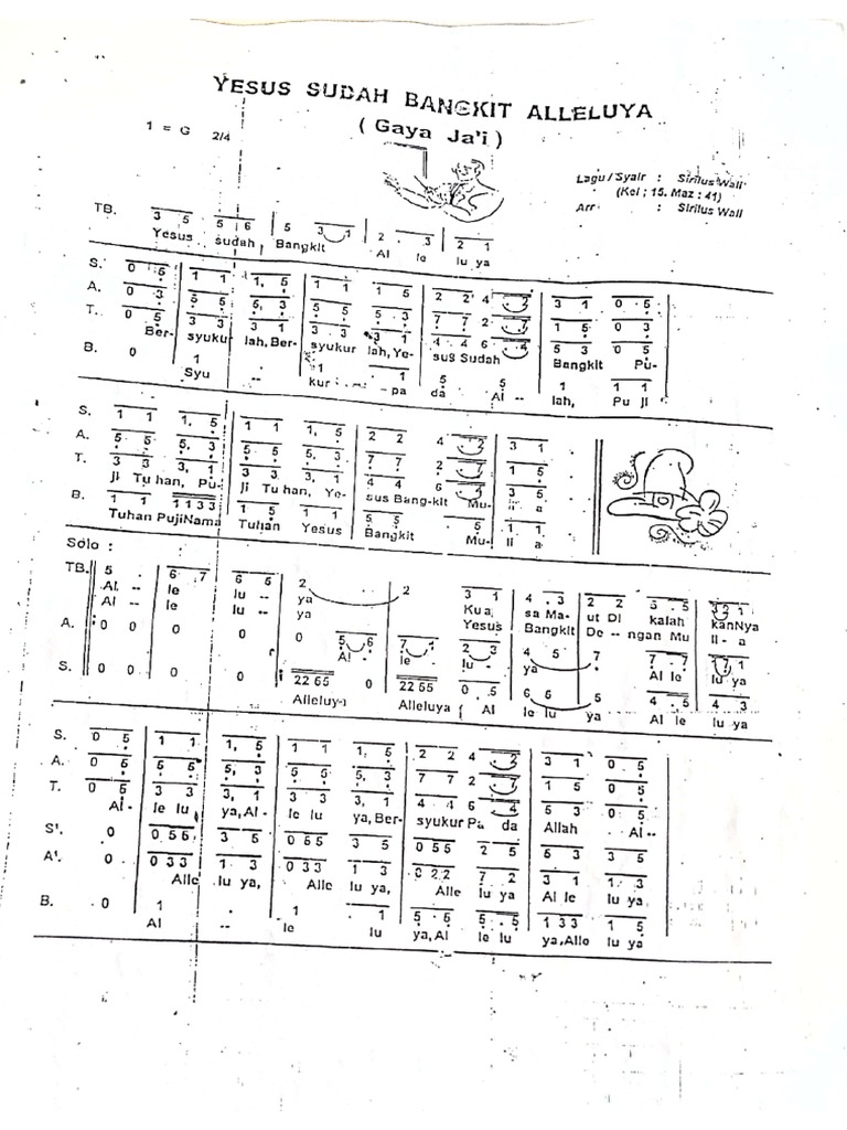 Yesus SDH Bangkit 1 | PDF