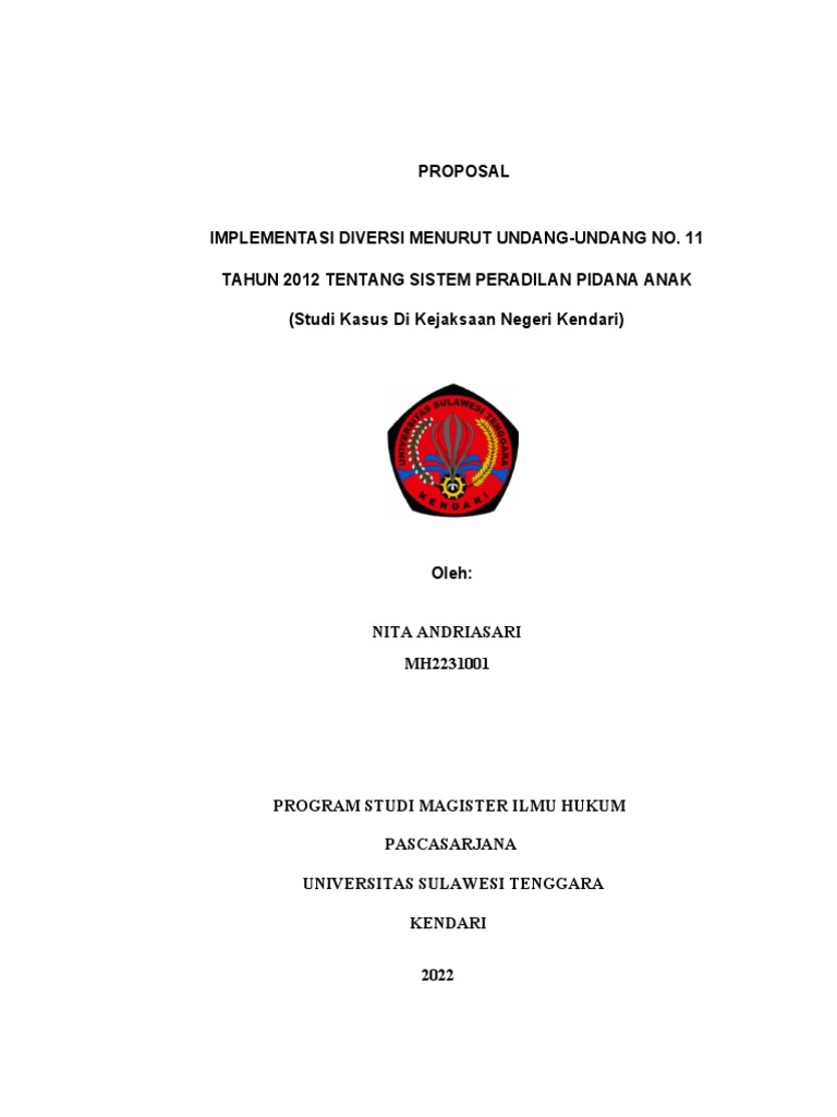 Implementasi Diversi dalam Peradilan Anak | PDF