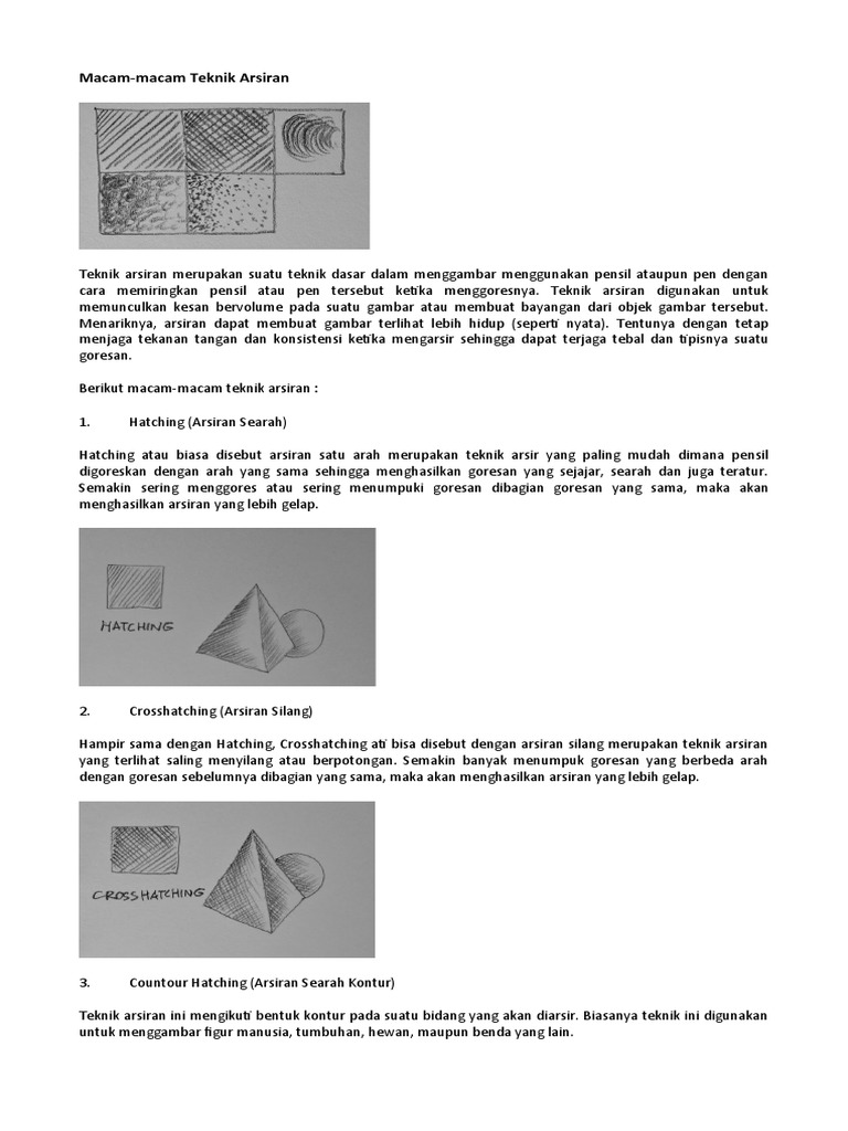 Teknik Arsir | PDF