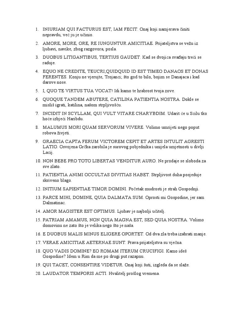 POSLOVICE - 2. RAZRED 3.odt | PDF