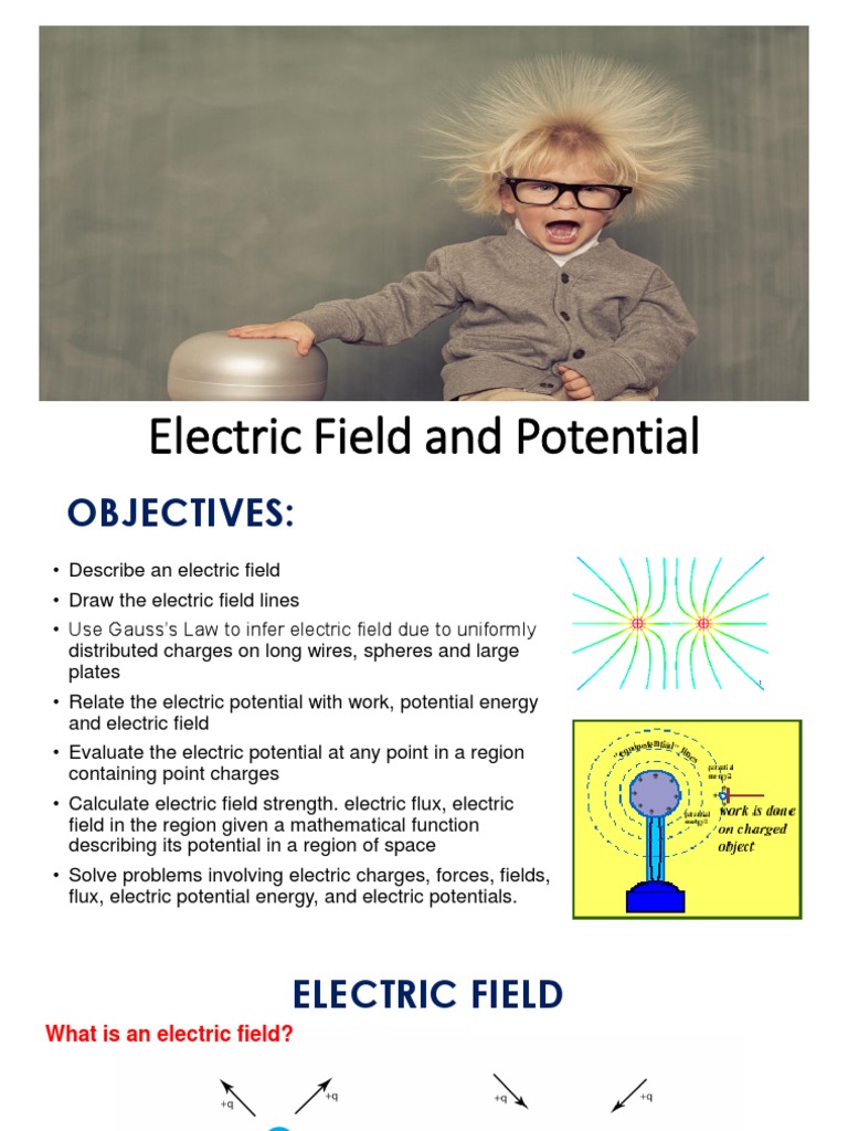 Lesson 6 Electric Field and Potential | PDF | Capacitor | Electric Field