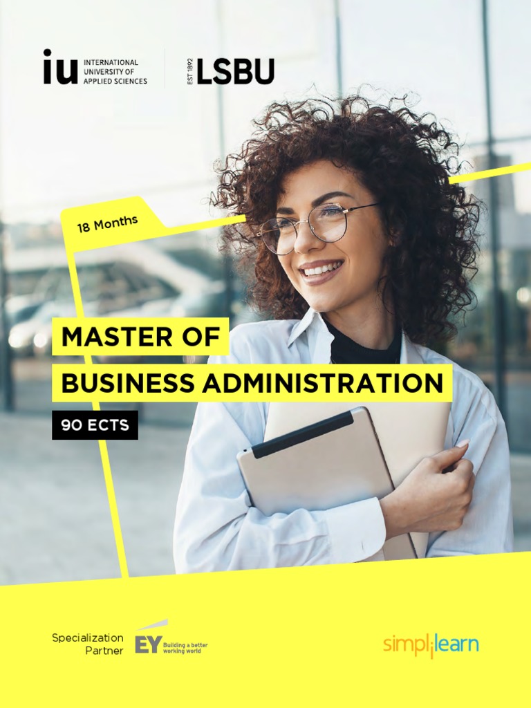 IU 1.5 Yr MBA Brochure | Download Free PDF | Entrepreneurship ...