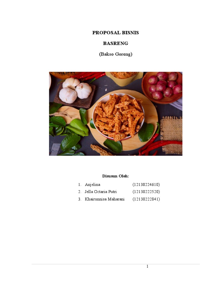 Proposal Bisnis-1 | PDF