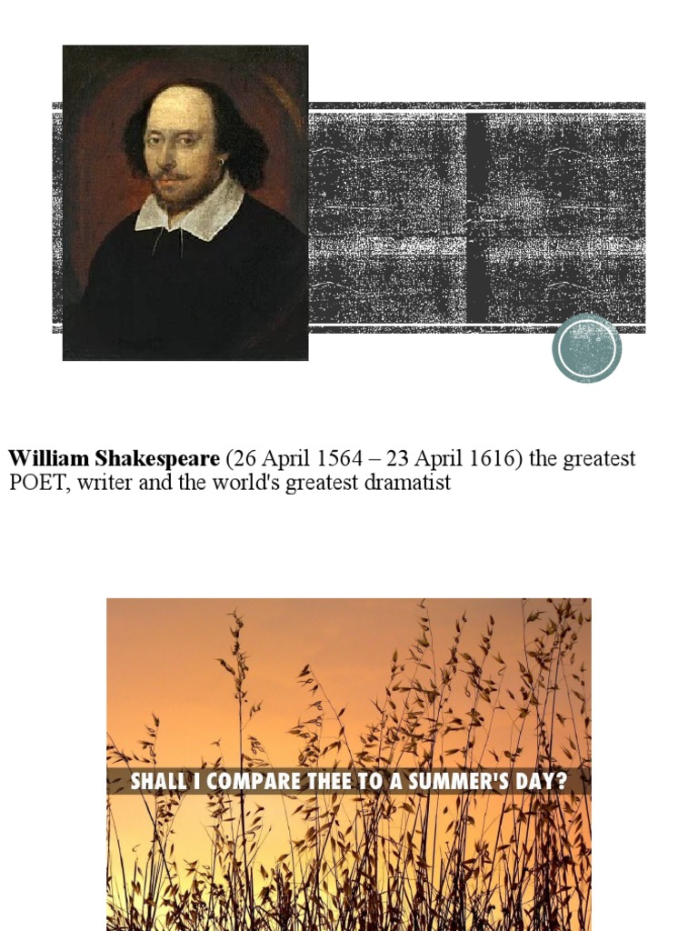 06 Shall I Compare Thee To A Summer's Day | PDF