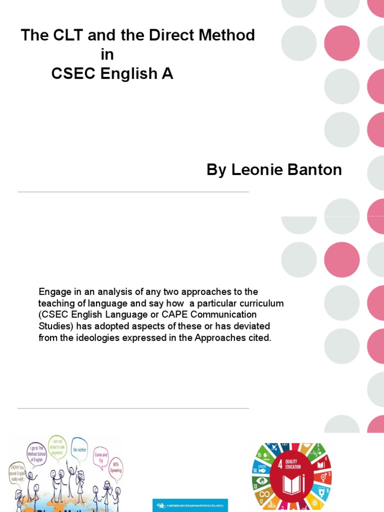 Approaches To Teach CSEC English A | PDF | Language Education | Second ...