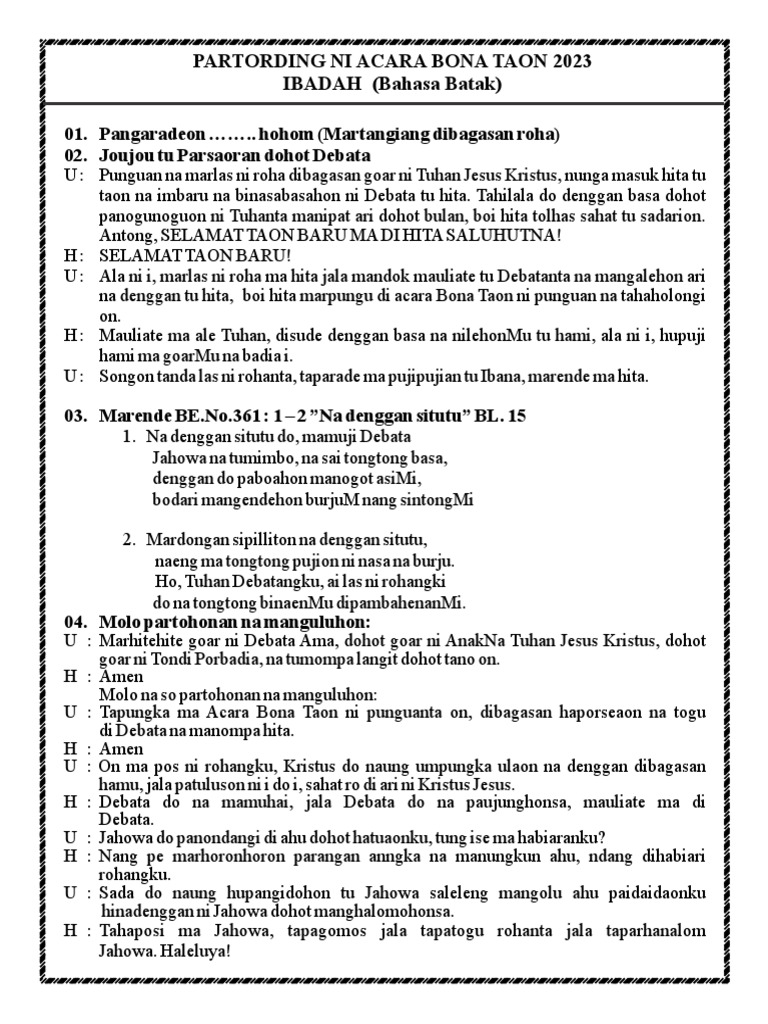 BONA TAON STM PASARIBU | PDF