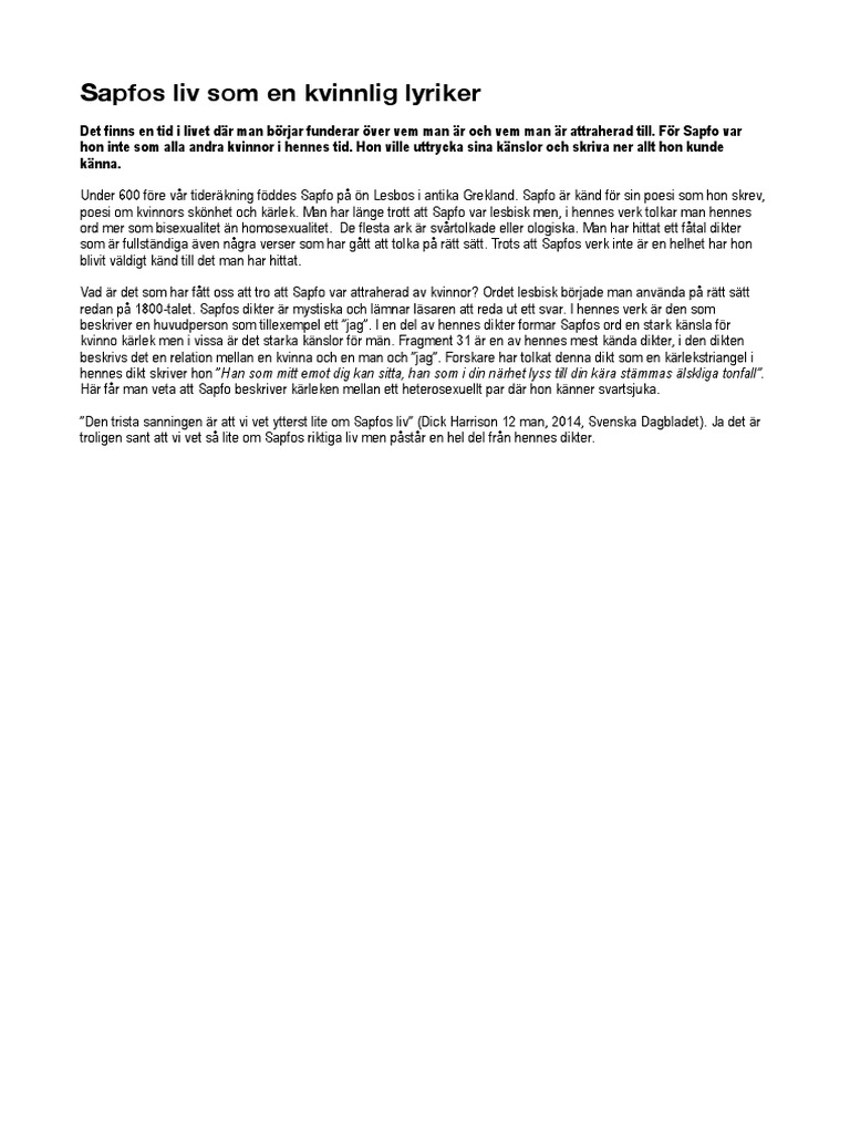 Sapfo | PDF