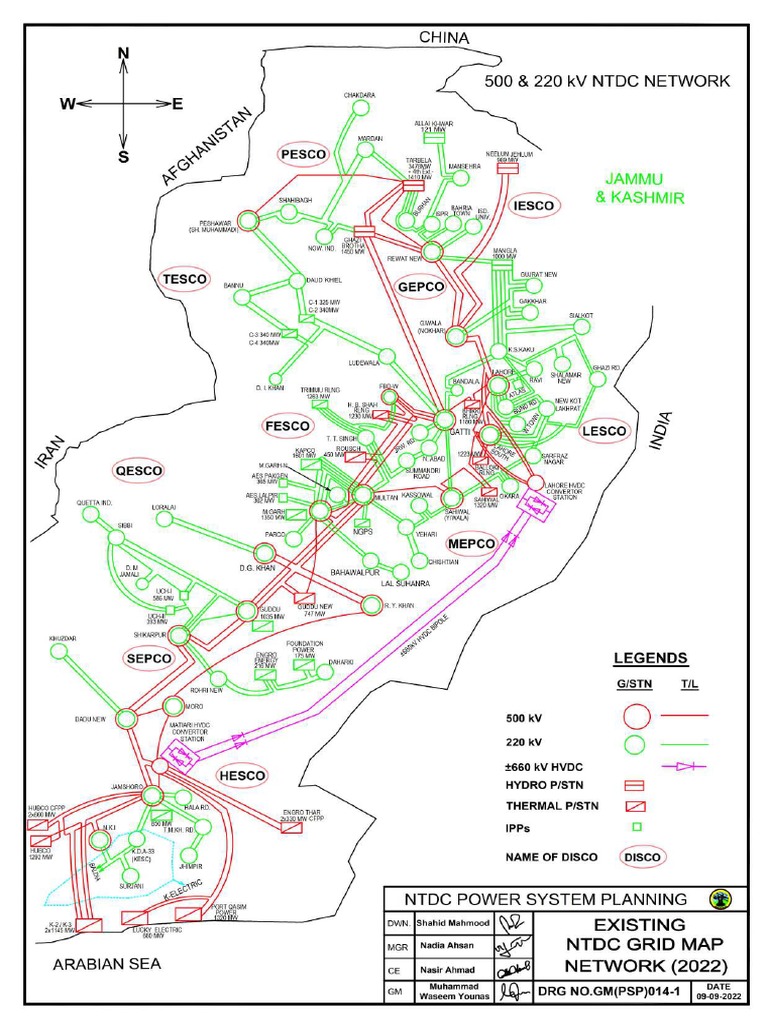 Existing Network Map 2022 | PDF