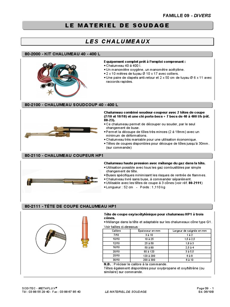 Materiel de Soudage | PDF | Soudage | Construction