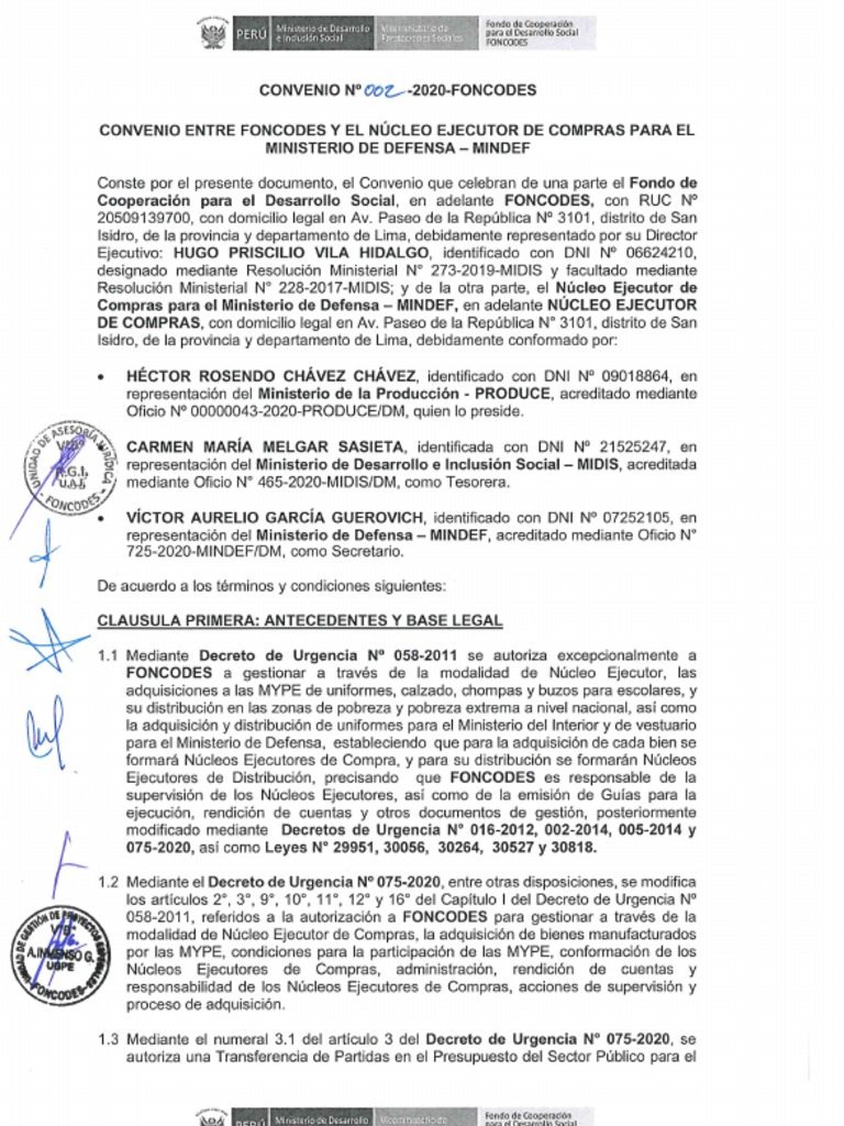 Convenio 2 PDF | PDF