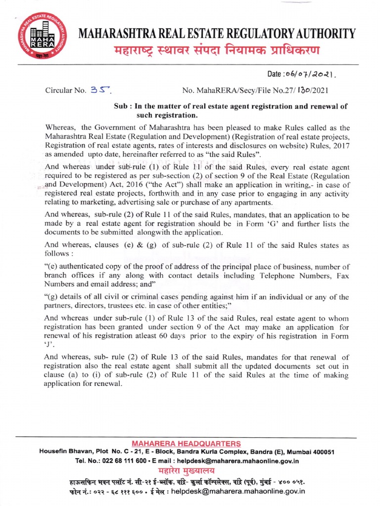 Circular No 35 | Download Free PDF | Lease | Real Property Law Circular No 35 | Download Free PDF | Lease | Real Property Law