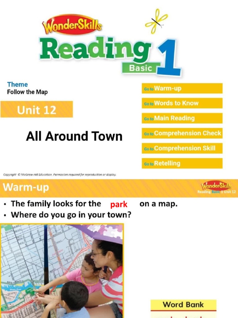 Basic 1 Unit 12 All Around Town | PDF