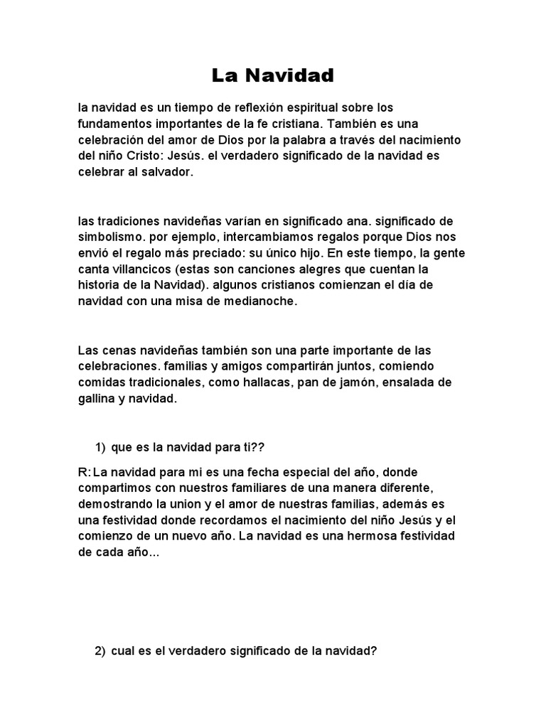 La Navidad | PDF