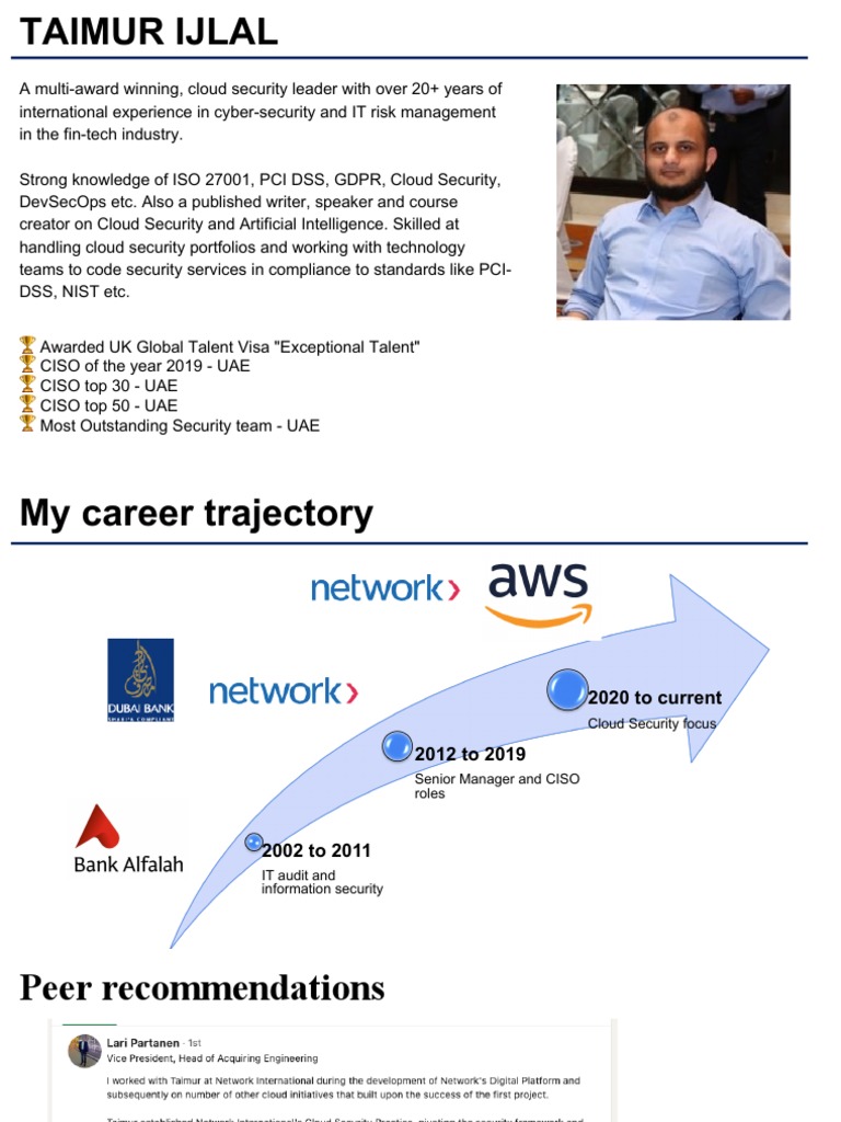 Taimur Ijlal - Profile | Download Free PDF | Computer Security | Security