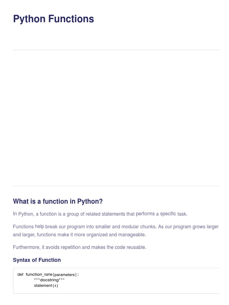 Ch2 Functions Pdf Scope Computer Science Parameter Computer Programming