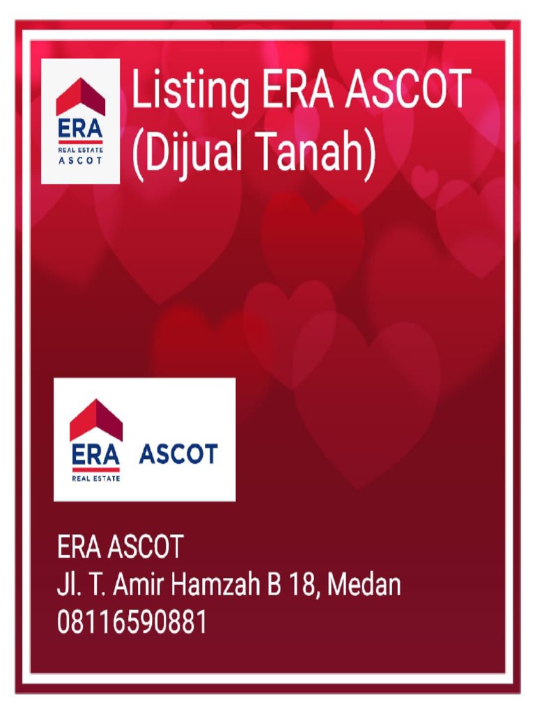 Listing ERA ASCOT (Dijual Tanah) PDF | PDF