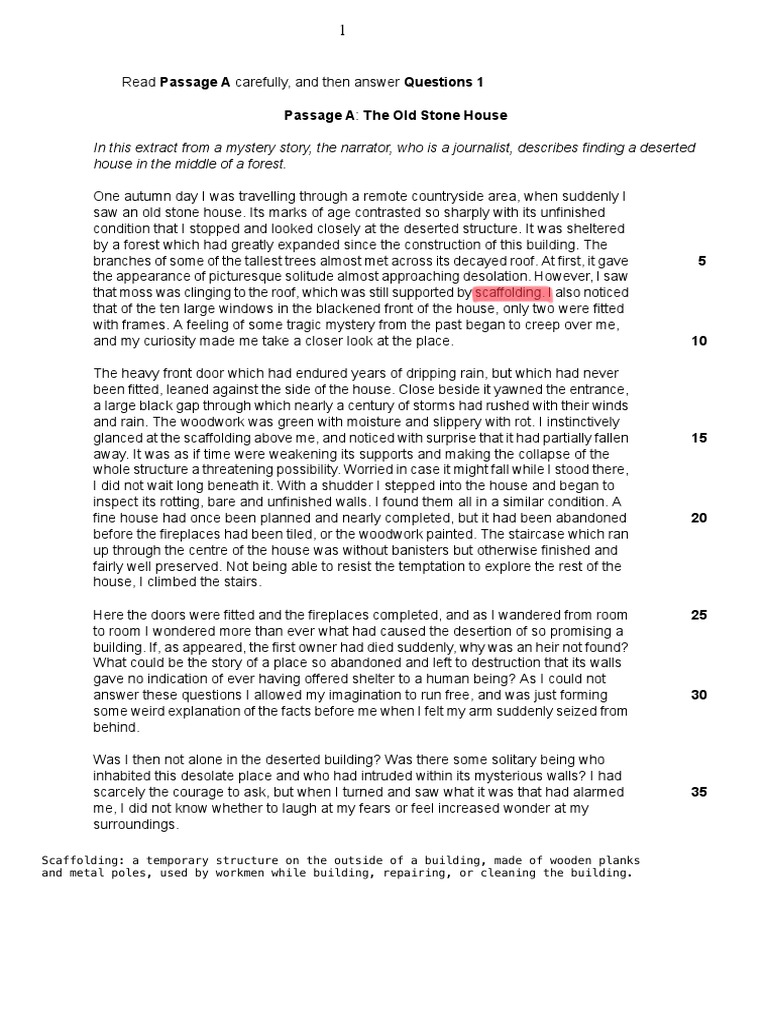 RC Practice (Insert) | PDF