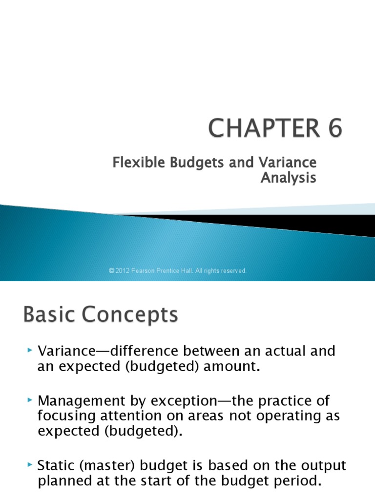 Chapter 6 Flexible Budgets and Variance Analysis | PDF | Cost | Economics