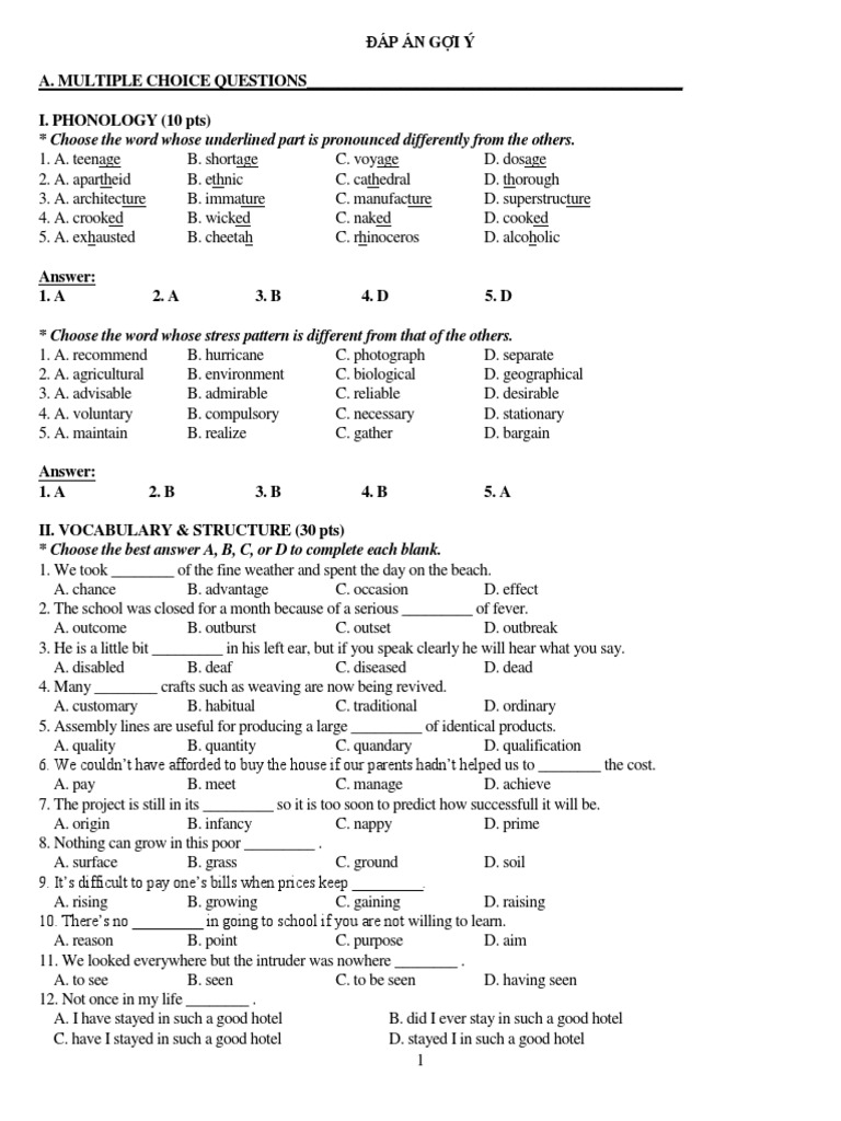 ĐỀ SỐ 1 - KEYS PDF | PDF | Computer Aided Design | 3 D Computer Graphics