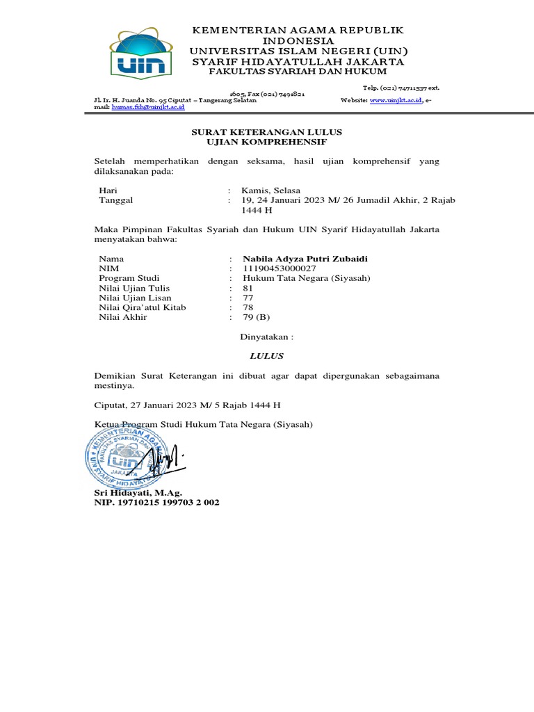 Nabila Adyza Putri Zubaidi-SKL KOMPRE | PDF