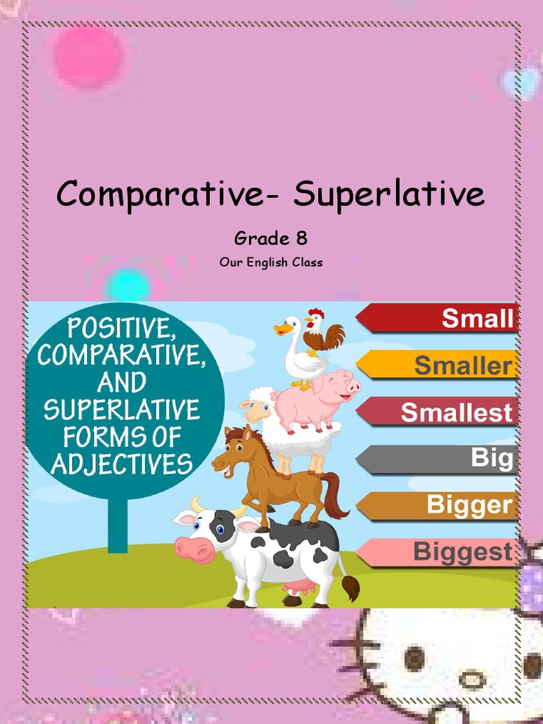 Comparative Superlative PDF | PDF | Planets | Adjective